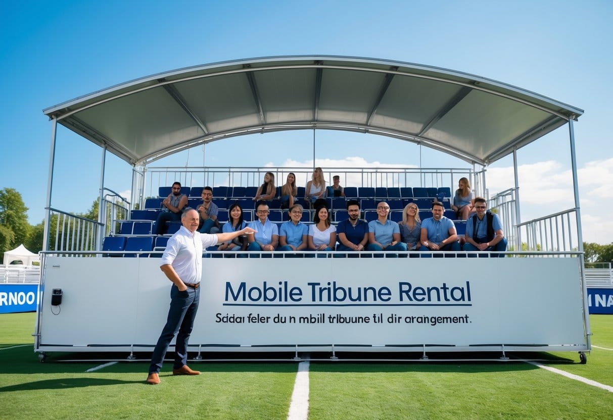 Sådan lejer du en mobil tribune til dit arrangement